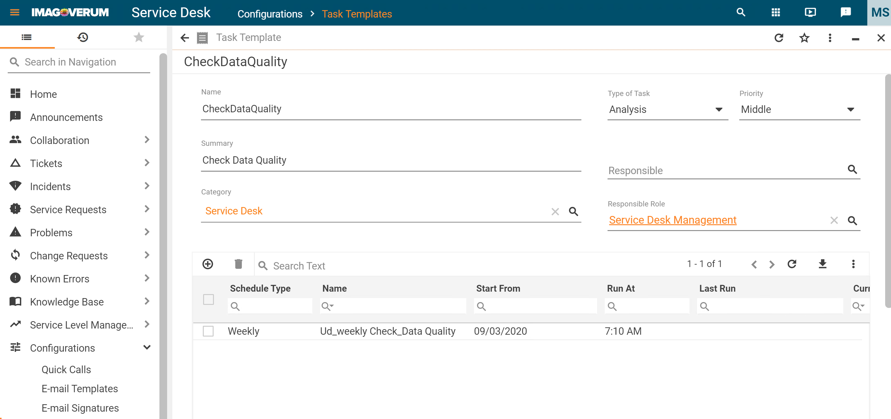 Cubefinity GmbH - Recurring Tasks | Matrix42 Marketplace