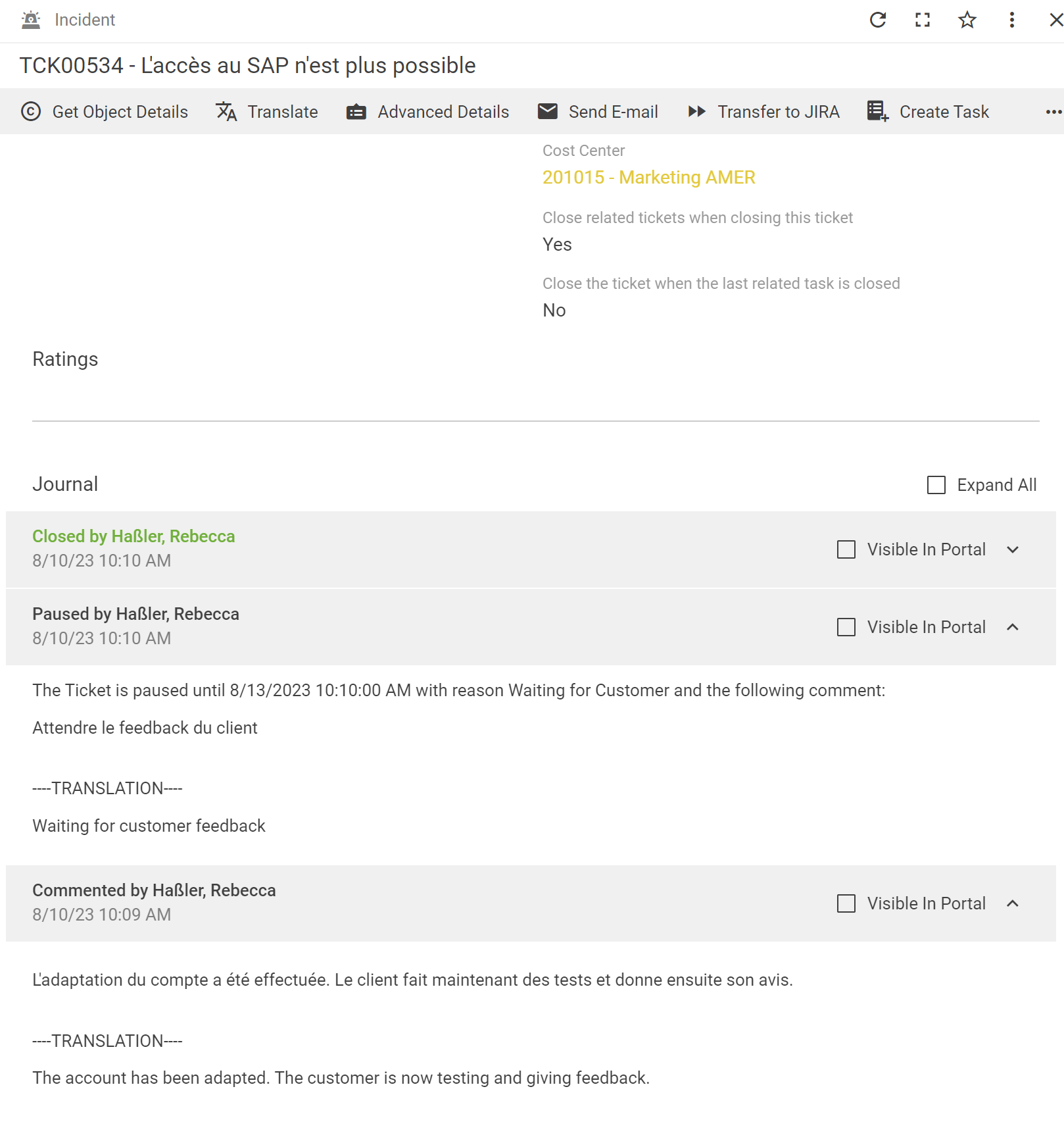 Cubefinity GmbH - Translator | Matrix42 Marketplace