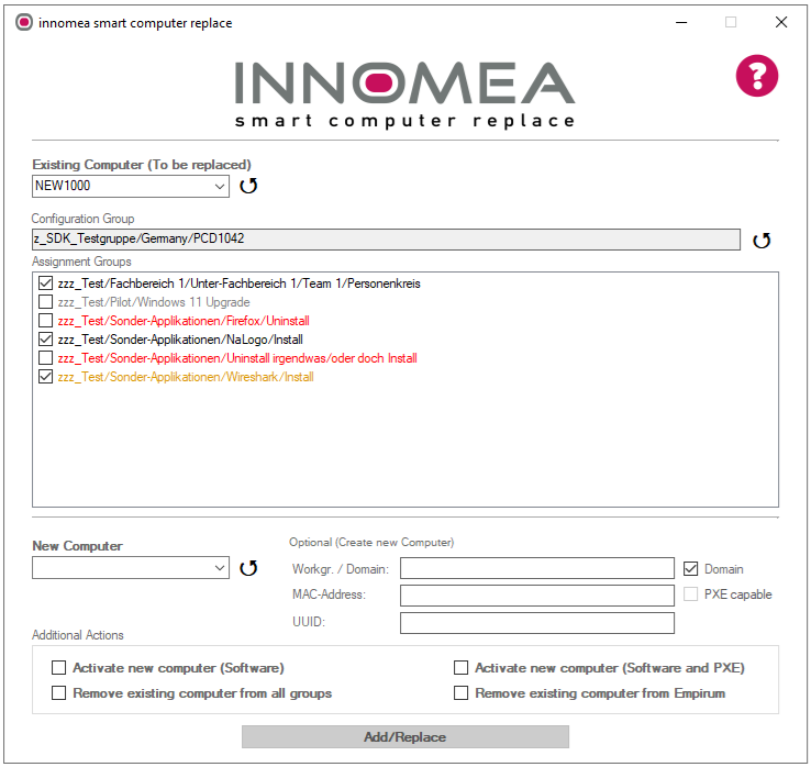 innomea smart computer replace | Matrix42 Marketplace