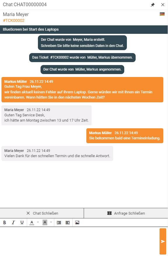 Labtagon Service Desk Chat | Matrix42 Marketplace