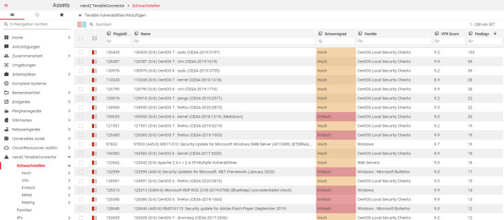 neo42 GmbH - neo42 TenableConnector - >10.000 Assets | Matrix42 Marketplace